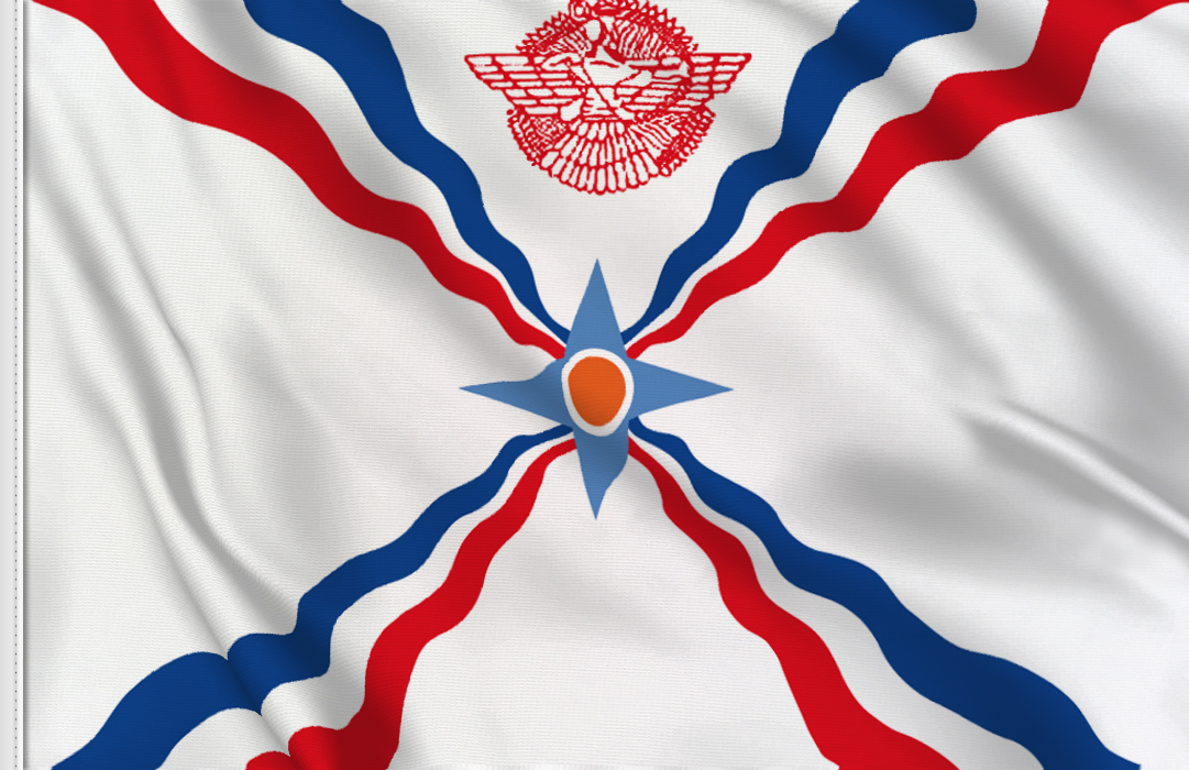 Assyrien fahne, kaufen flagge der Assyrer | Flagsonline.it