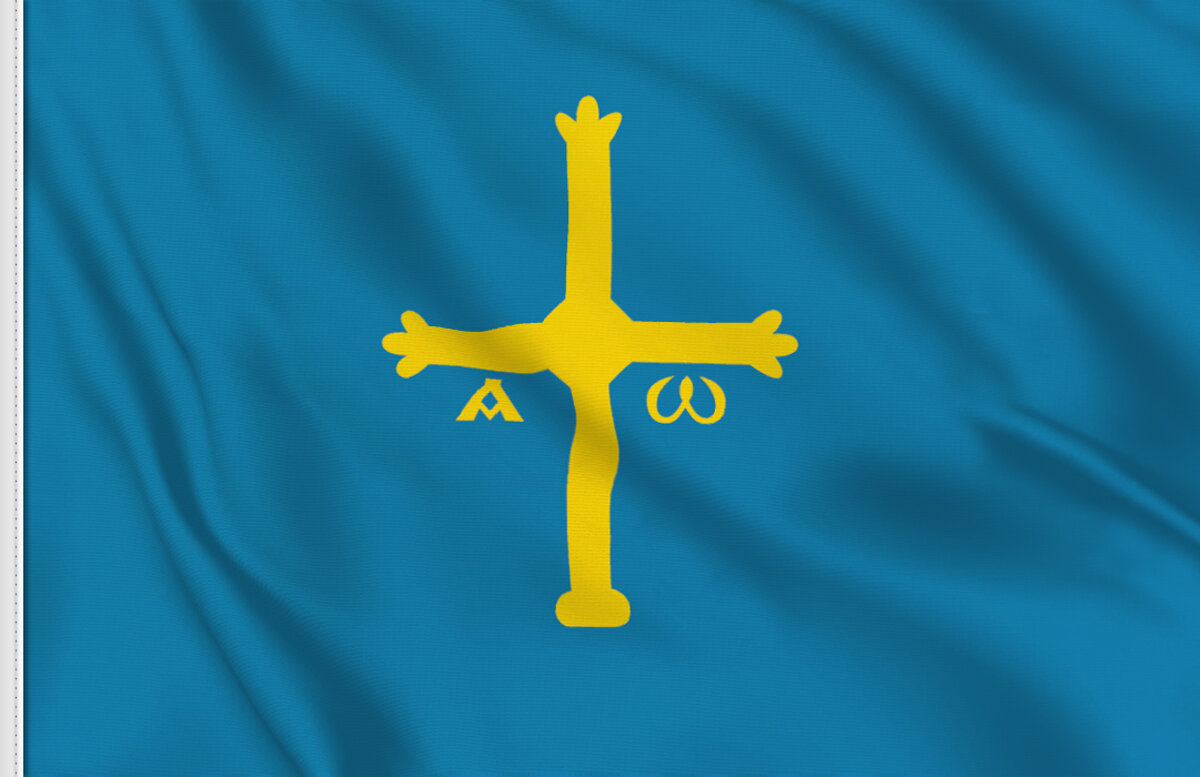 Blue flag with yellow cross store