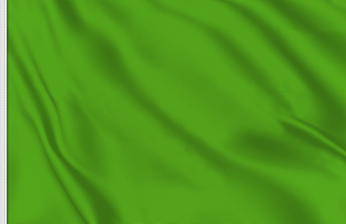 Green Racing Flag