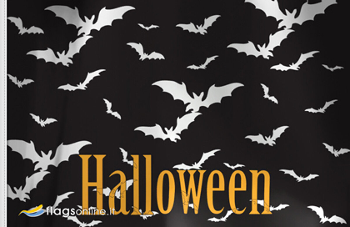 Halloween bats Flag